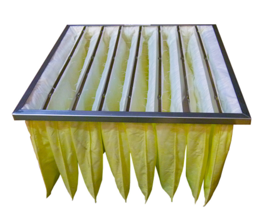 Bag Filter, 95% ASHRAE, 24"x24"x12", 8-pockets (Special Shipping ...