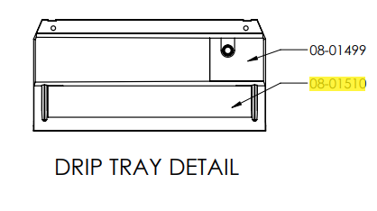 Gasket, Upper Drip Tray - BTR Equipment Services