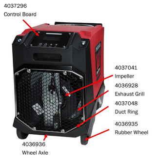 Dehumidifier Parts - Phoenix Dehumidifiers - DryMAX (4038500 / 4038550 ...