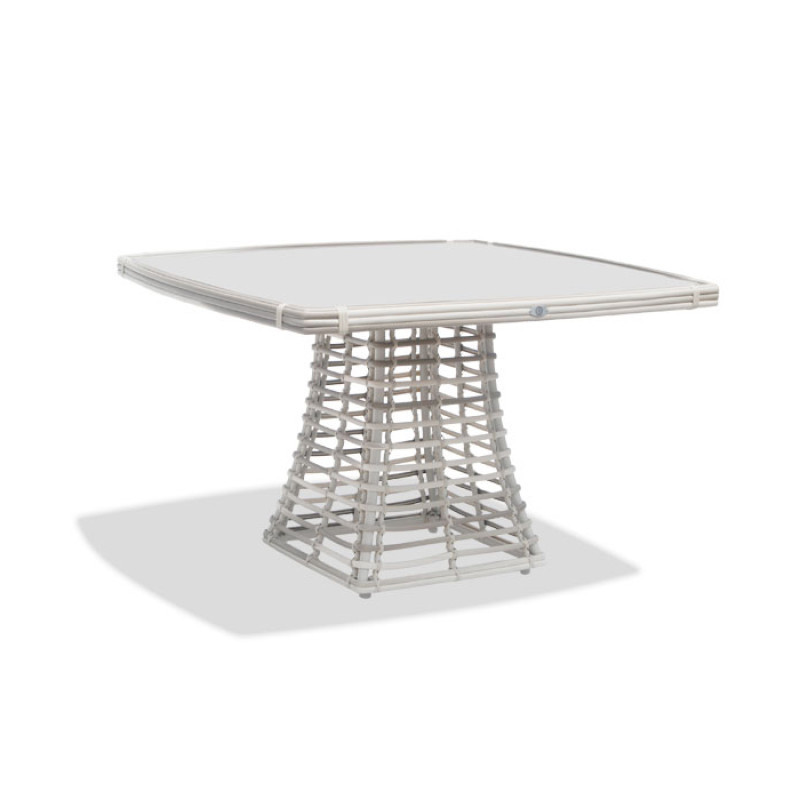 Skyline Design Villa 39" Aluminum Square Dining Table | AuthenTEAK