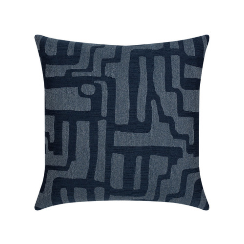 Elaine Smith 20" x 20" Noble Indigo Sunbrella Outdoor Pillow | AuthenTEAK