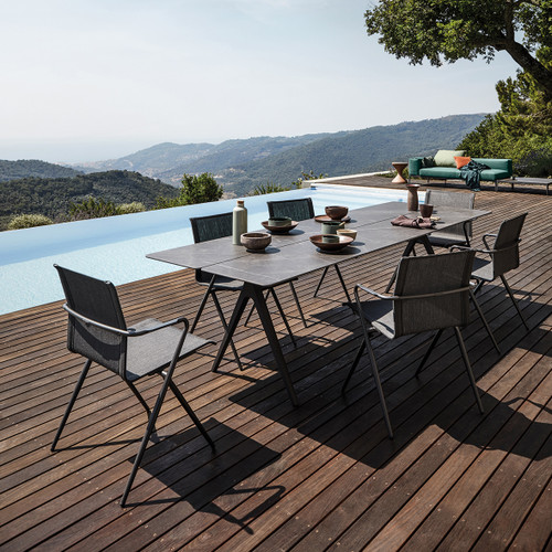 Gloster Split/Ryder 7-Piece Rectangular Dining Set | AuthenTEAK