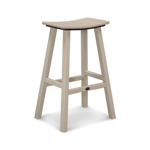 Polywood Traditional Saddle Bar Stool | AuthenTEAK