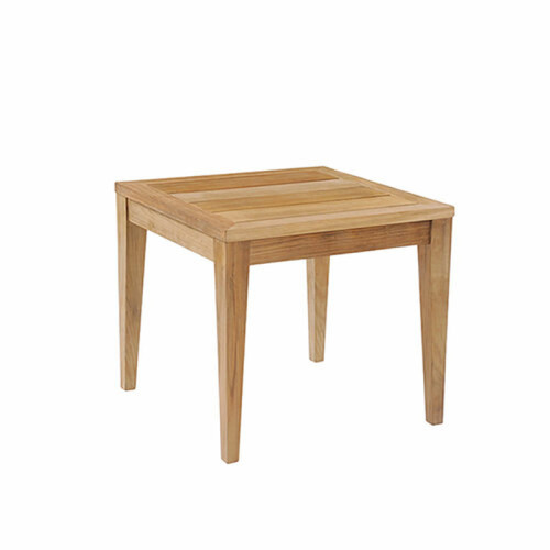 Kingsley Bate Tribeca 20" Teak Square Side Table | AuthenTEAK