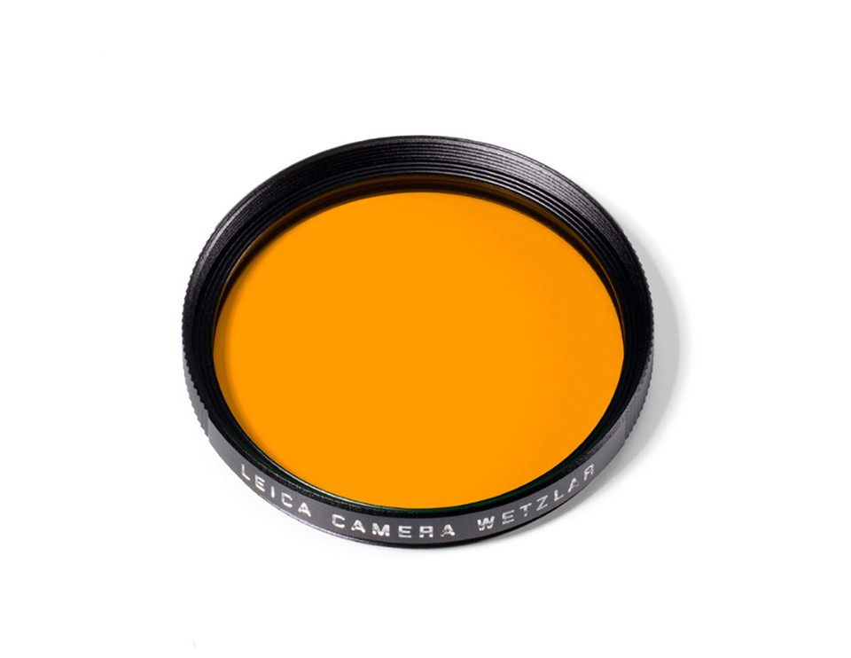 Leica E46 Orange Color Filter, Black