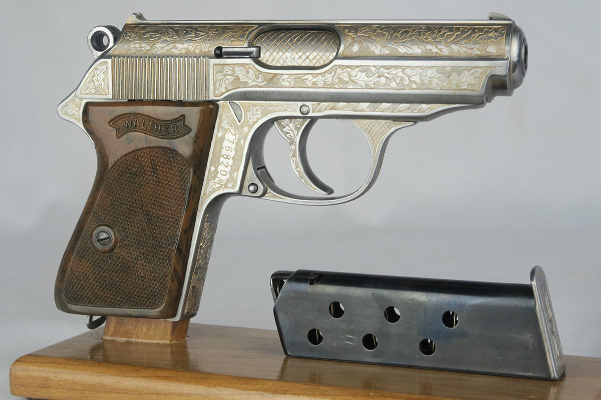 Beautiful Gold Engraved Walther PPK - Nazi era