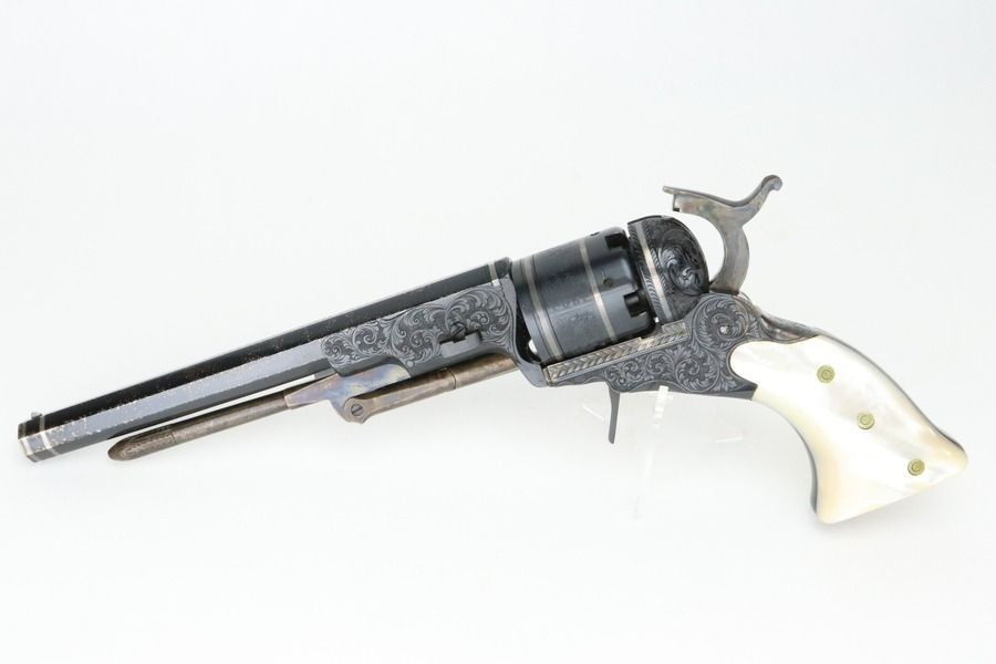 Cased Samuel Colt Texas Paterson Revolver - US Historical Society