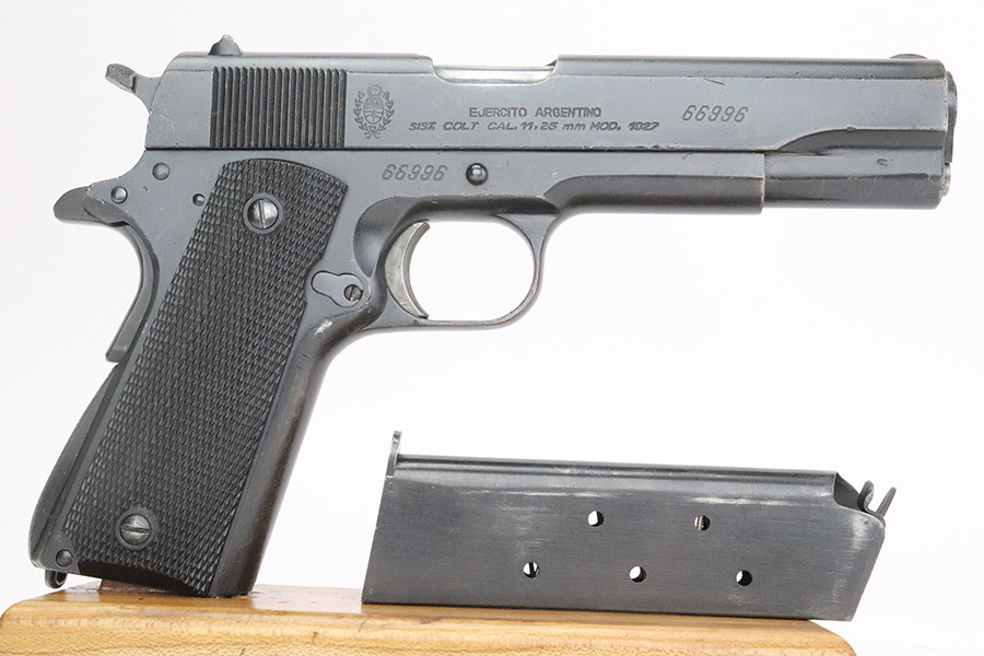 SOLD - Argentine DGFM Model 1927 Sistema Colt - Argentine Army Issue ...