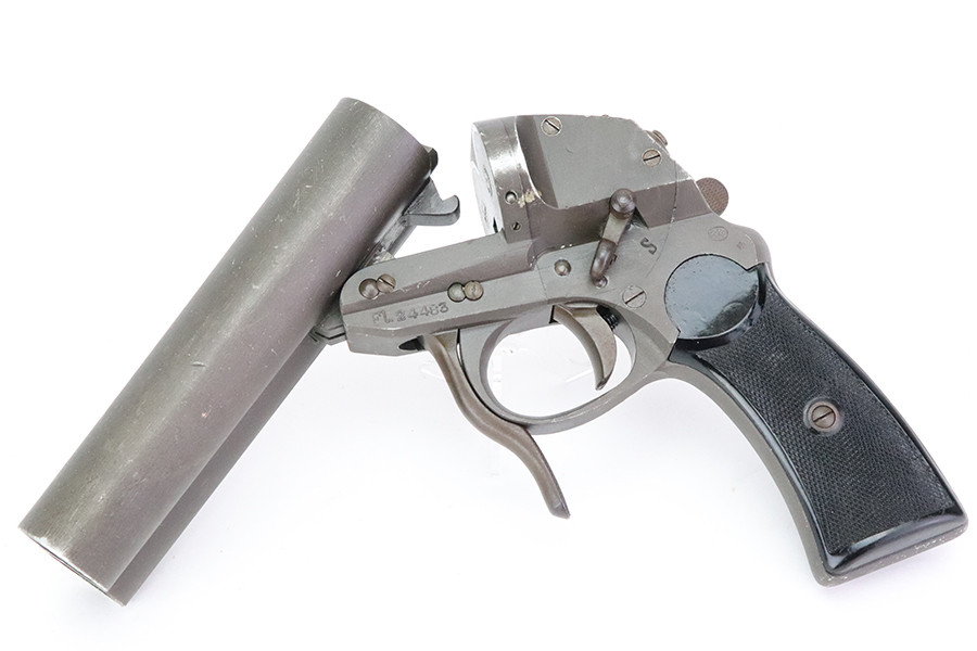SOLD - Luftwaffe Double Barrel Flare Gun
