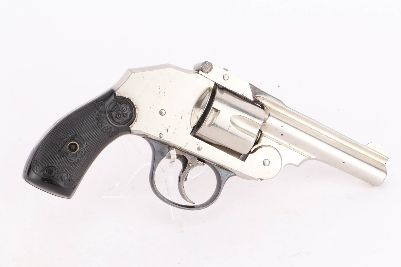 Nickeled Iver Johnson Top Break .38 Revolver
