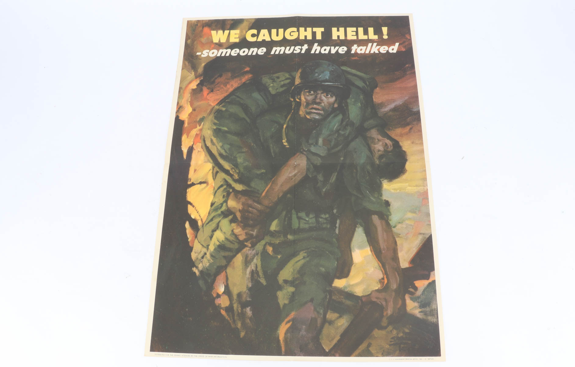SOLD - WW2 Propaganda Poster