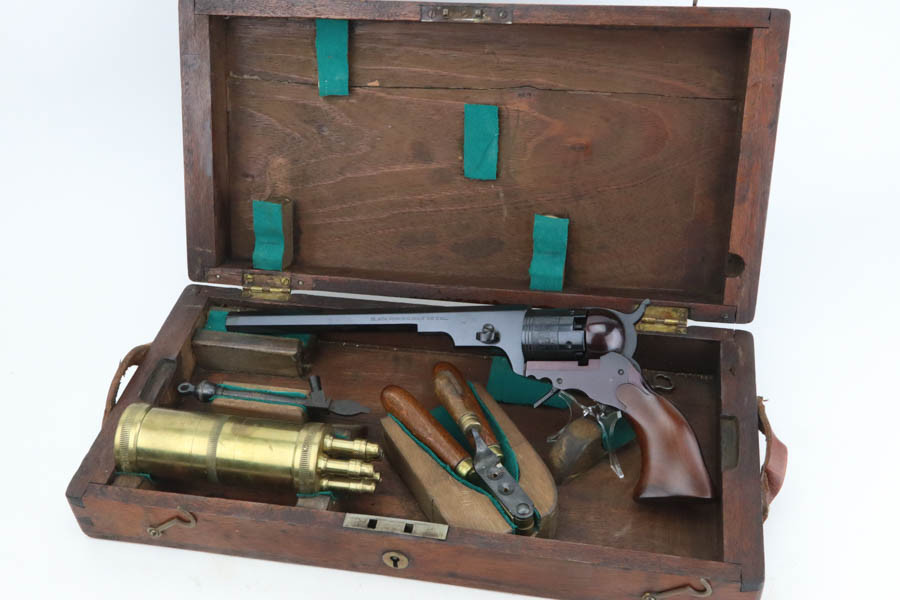 Cased Samuel Colt Texas Paterson Revolver - US Historical Society