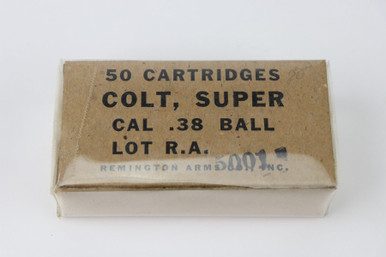 Colt Super .38 Ammo - R.A. Lot 5001