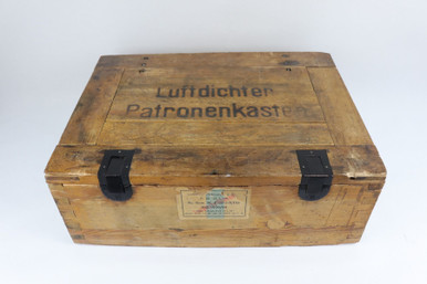 Nazi Wehrmacht Wood Ammo Crate
