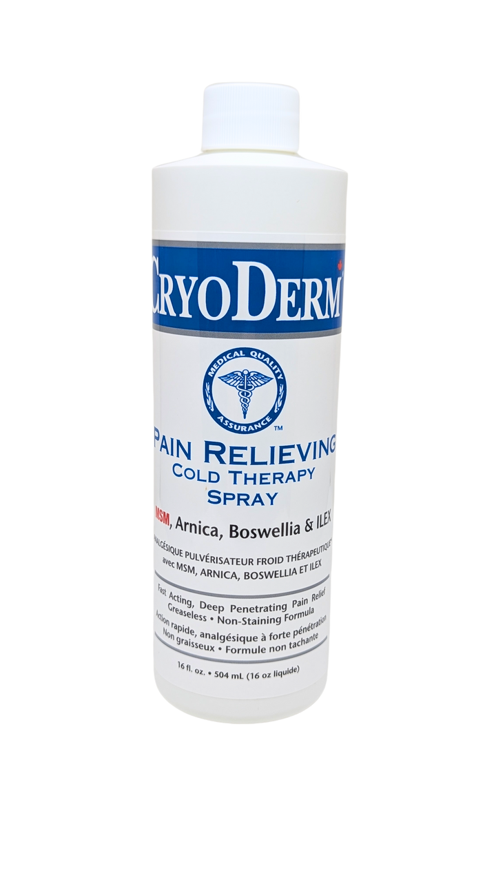 CryoDerm Cold Therapy Pain Relieving Spray 16 oz