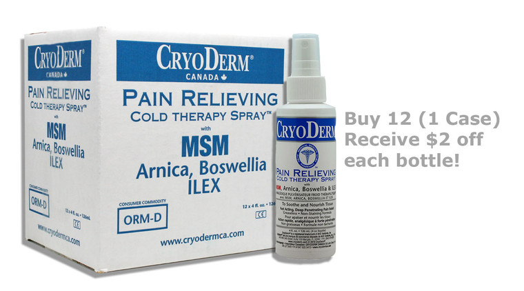 CryoDerm Cold Therapy spray 4 oz