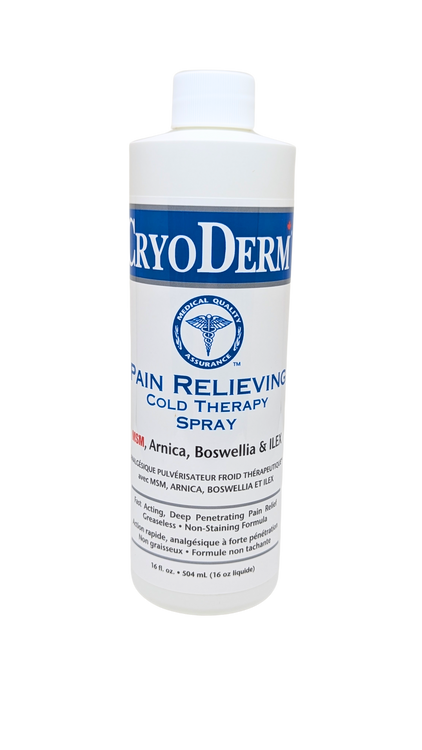 CryoDerm Cold Therapy Pain Relieving Spray 16 oz