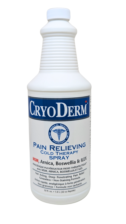 CryoDerm Cold Therapy Pain Relieving Spray 32 oz