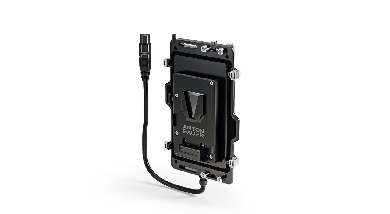 Litepanels V-Mount Battery Bracket, Single, w/ 3-Pin Female XLR ...