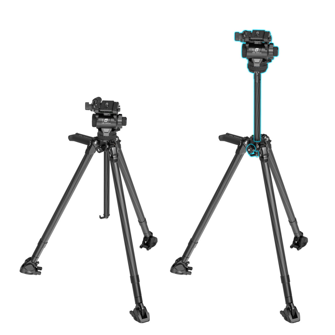 SmallRig x Potato Jet Tribex Hydraulic Carbon Fibre Tripod Kit 4259 ...