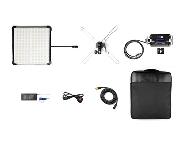 Fomex FL-600 1x1 Flexible LED Light Mat Ready to Shoot Kit - Gold Mount