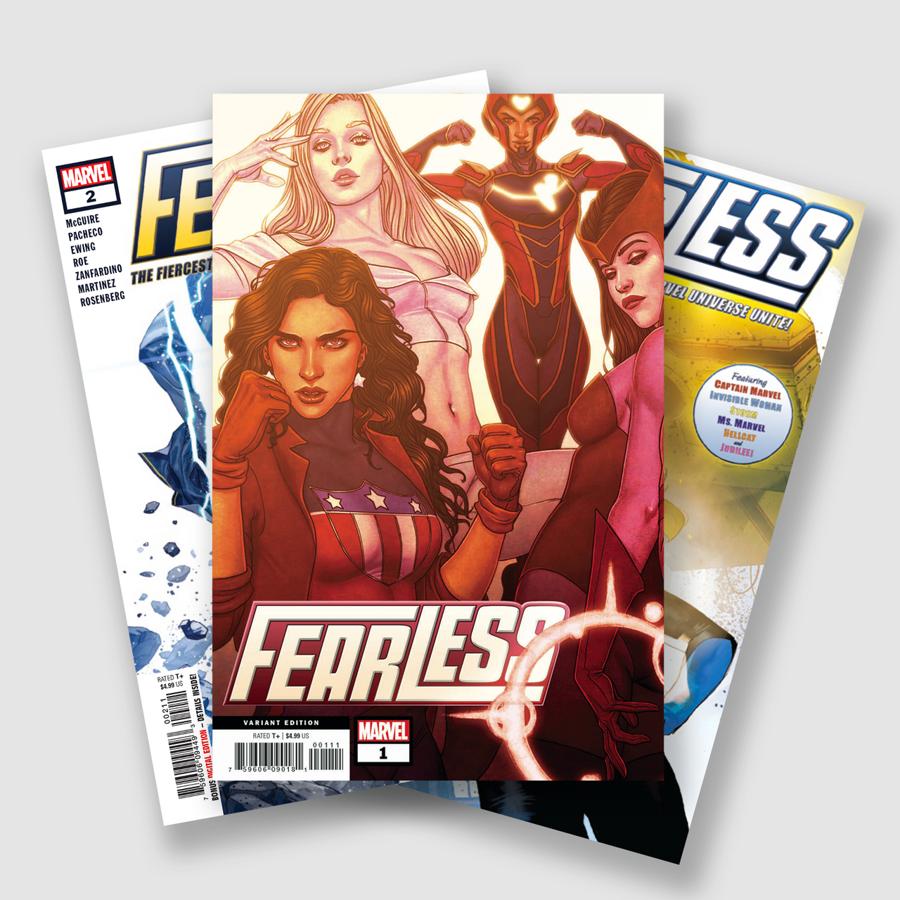 FEARLESS COMPLETE FOUR PART COMIC SET