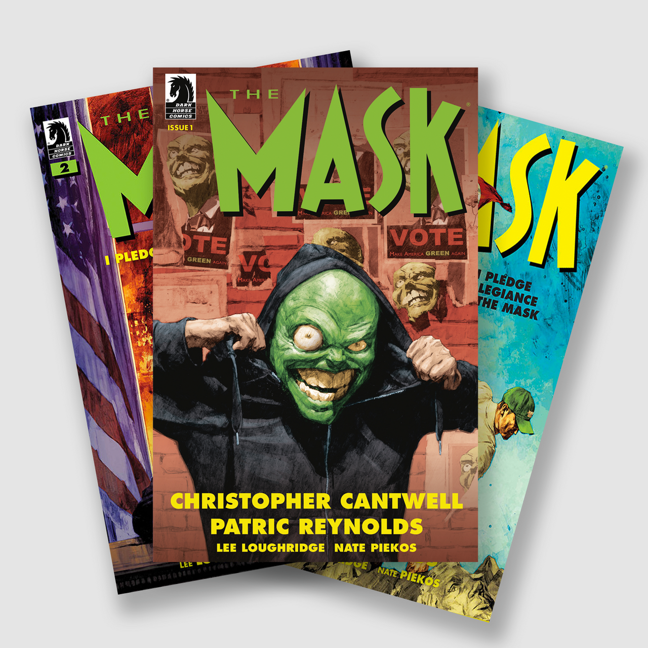 THE MASK I PLEDGE ALLEGIANCE TO THE MASK COMPLETE FOUR PART COMIC SET