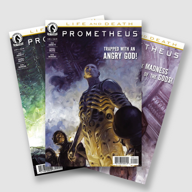 PROMETHEUS LIFE AND DEATH COMPLETE FOUR PART COMIC SET