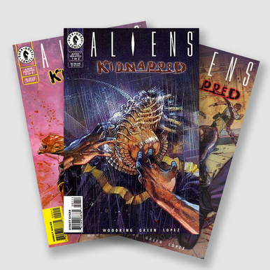 ALIENS KIDNAPPED COMPLETE THREE PART COMIC SET