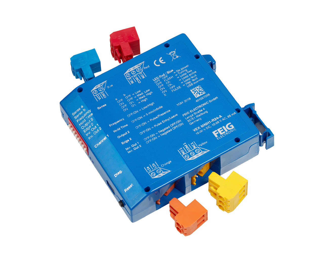 VEK MNH1 Single Channel loop detector for vehicle detection