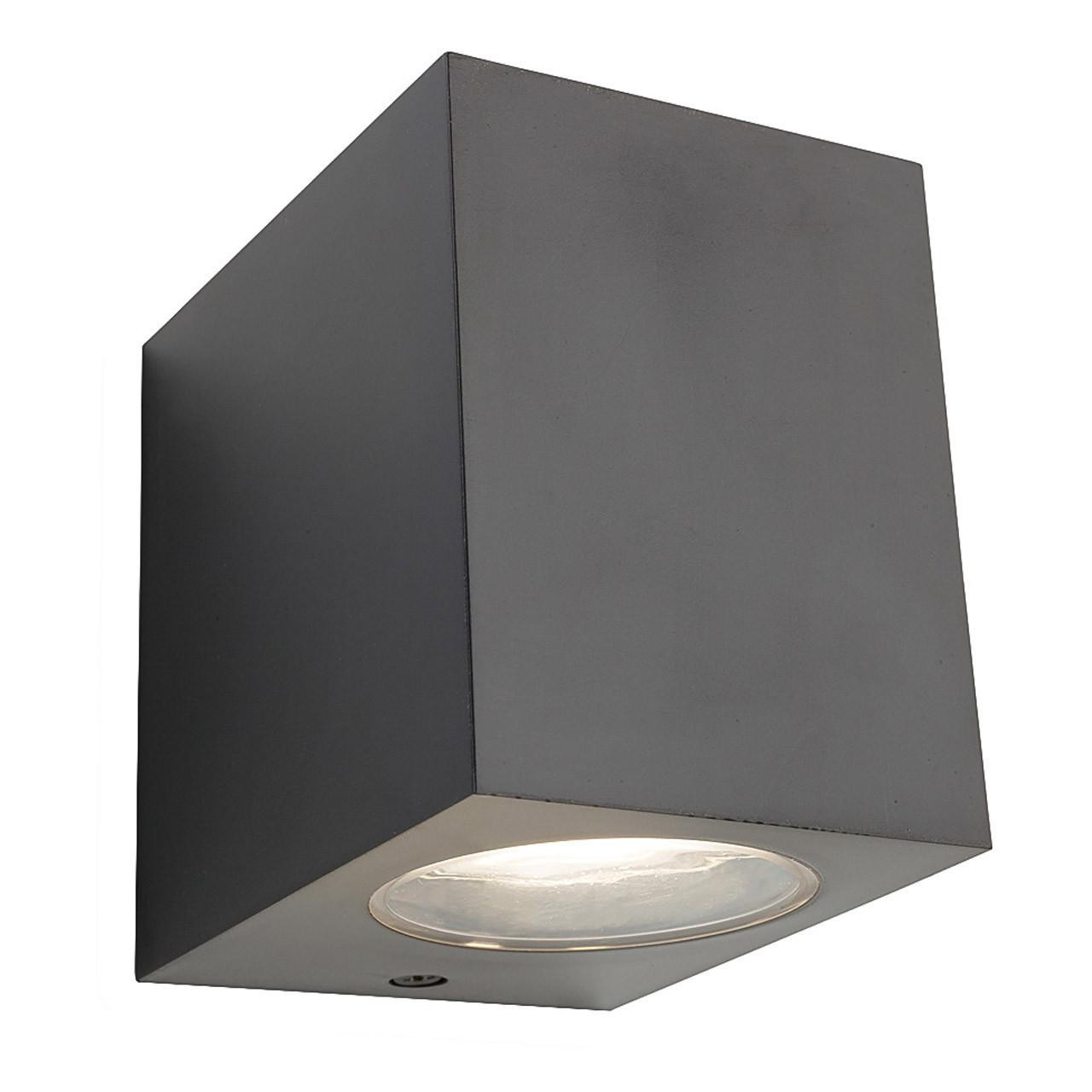 Firstlight Hawk Outdoor Wall Downlight in Graphite | Light Fittings Direct