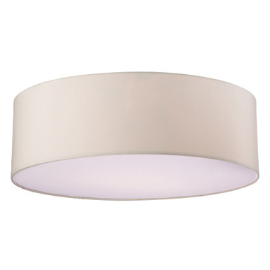 Firstlight Phoenix Contemporary Style 2-Light Flush Ceiling Light Cream ...