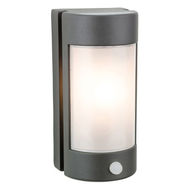 Firstlight Arena Modern Style Half Lantern PIR Sensor in Graphite and ...