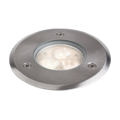 Firstlight Modern Style LED Ground Light 3W Daylight Stainless Steel ...