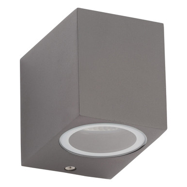 Zink FLEET Square Outdoor Downlight Anthracite | Light Fittings Direct