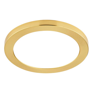 Spa 217mm Tauri LED Flush Ceiling Light Ring Brass | Light Fittings Direct