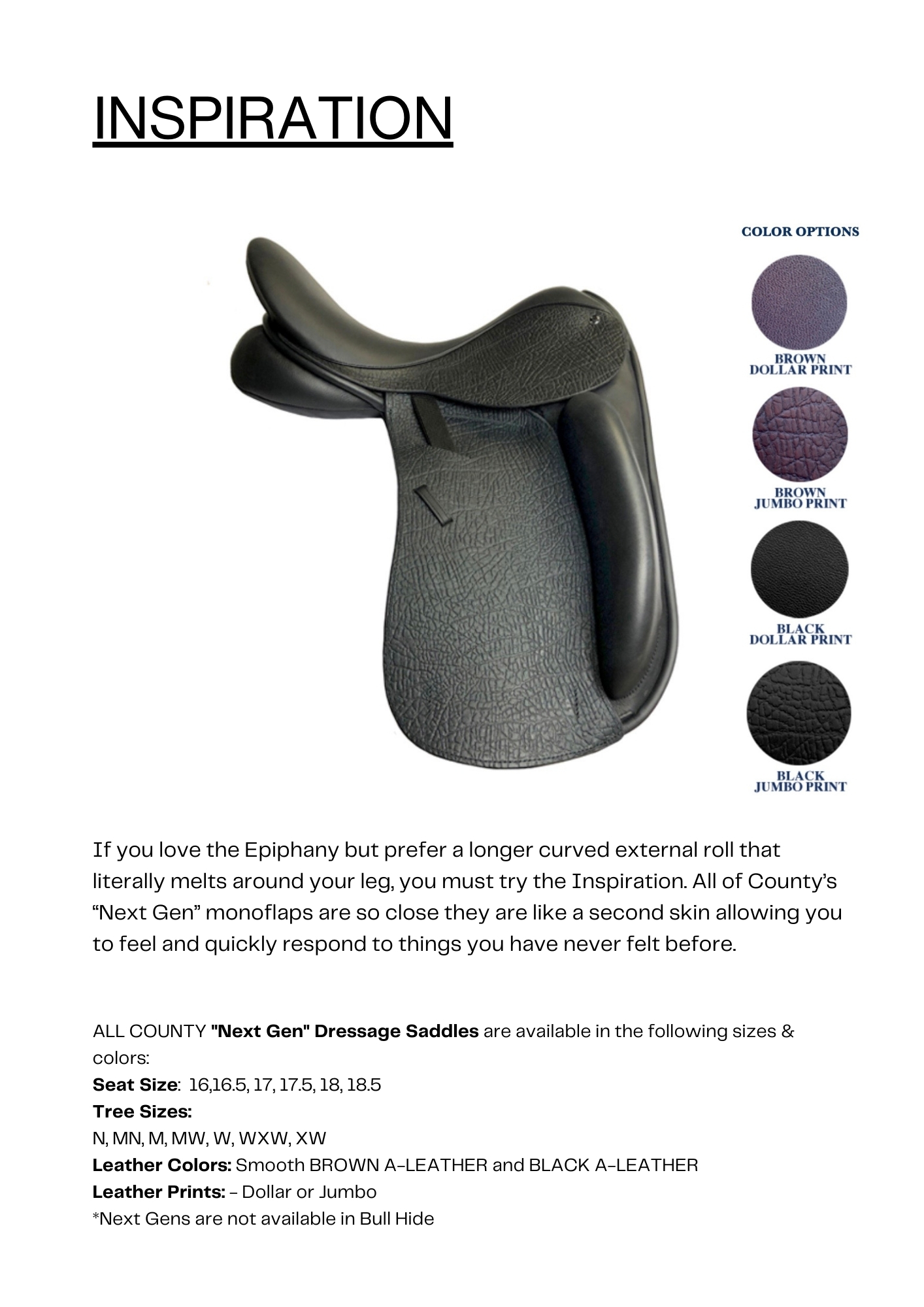 COUNTY SADDLERY'S "NEXT GEN" SADDLES - 2024 - County Saddlery ...