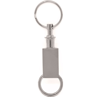 Set of 2 Quick Release, Detachable Valet Keychains With Dual Key Rings ...