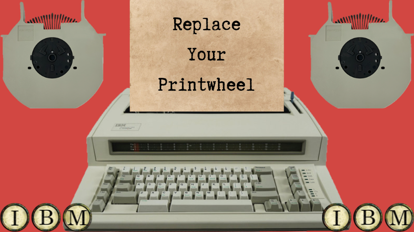 IBM Wheelwriter Printwheel Replacement Guide - Typewriters.com, a ...