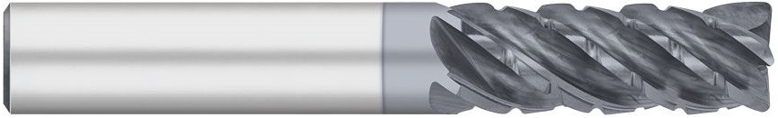 1/8" Carbide End Mill Variable Index 5 Flute - Chipbreaker - Radius ...