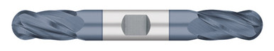 1/8" Carbide Double End Ball Mill 4 Flute ALTiN - Atlas Cutting Tools