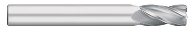 1/8" Carbide End Mill .015 Radius 4 Flute Long - Atlas Cutting Tools
