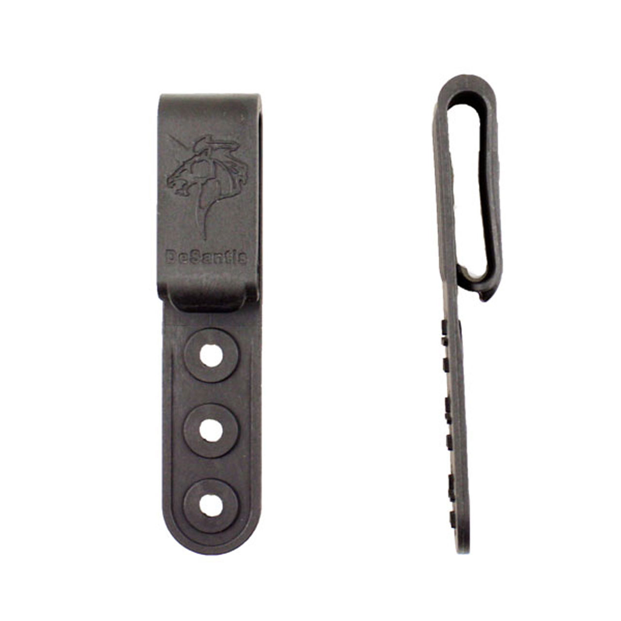 Large 3-Hole C-Clips (2pc) | Black