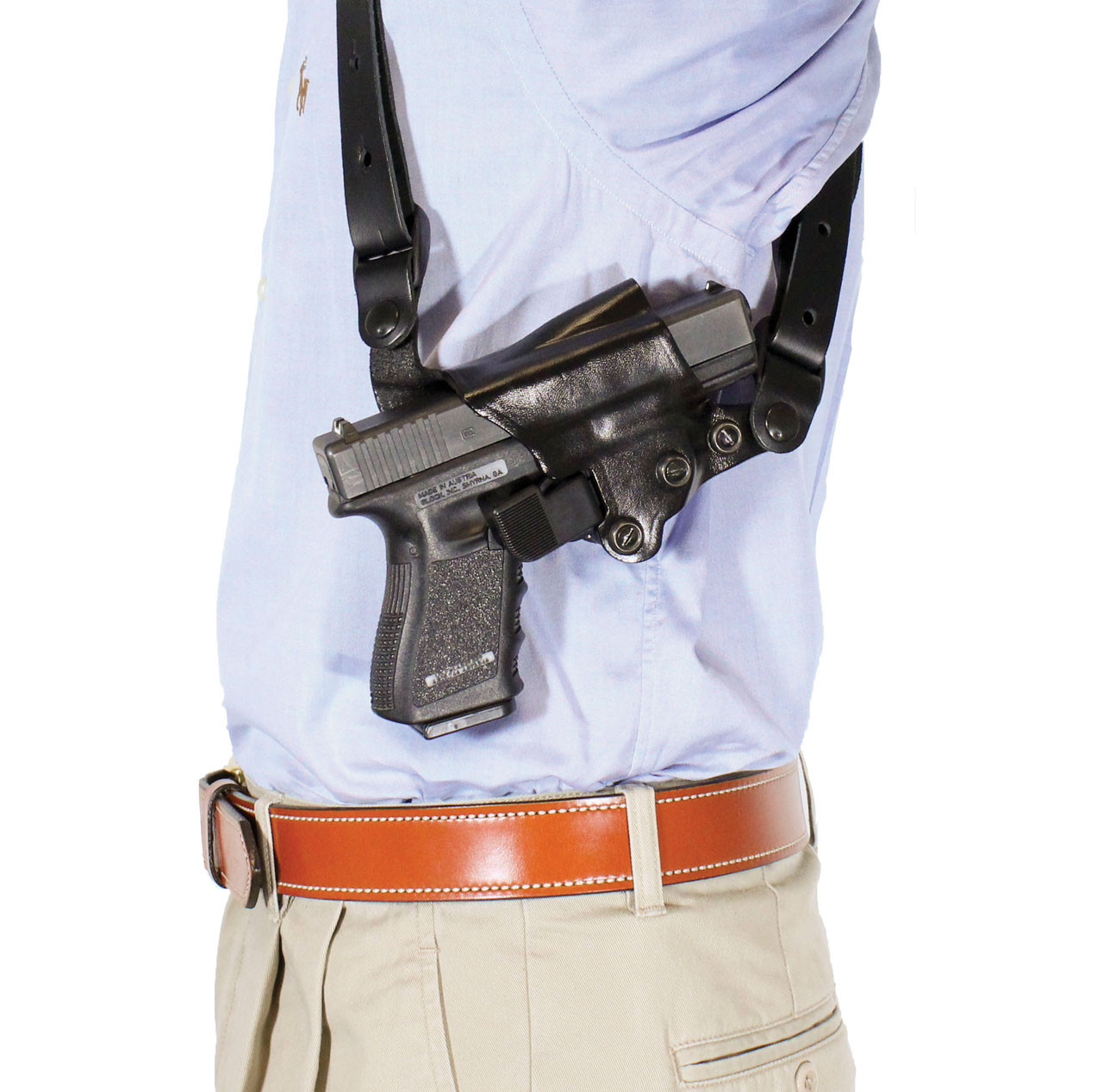 Quick Snap Leather Holster | Black or Tan