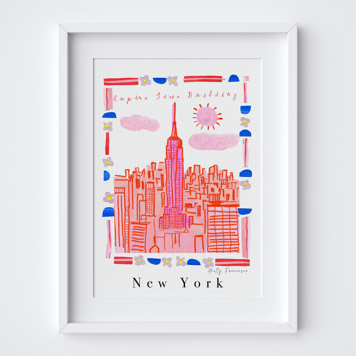 Typography Empire State Building New York City | Explore | Two Iconic
