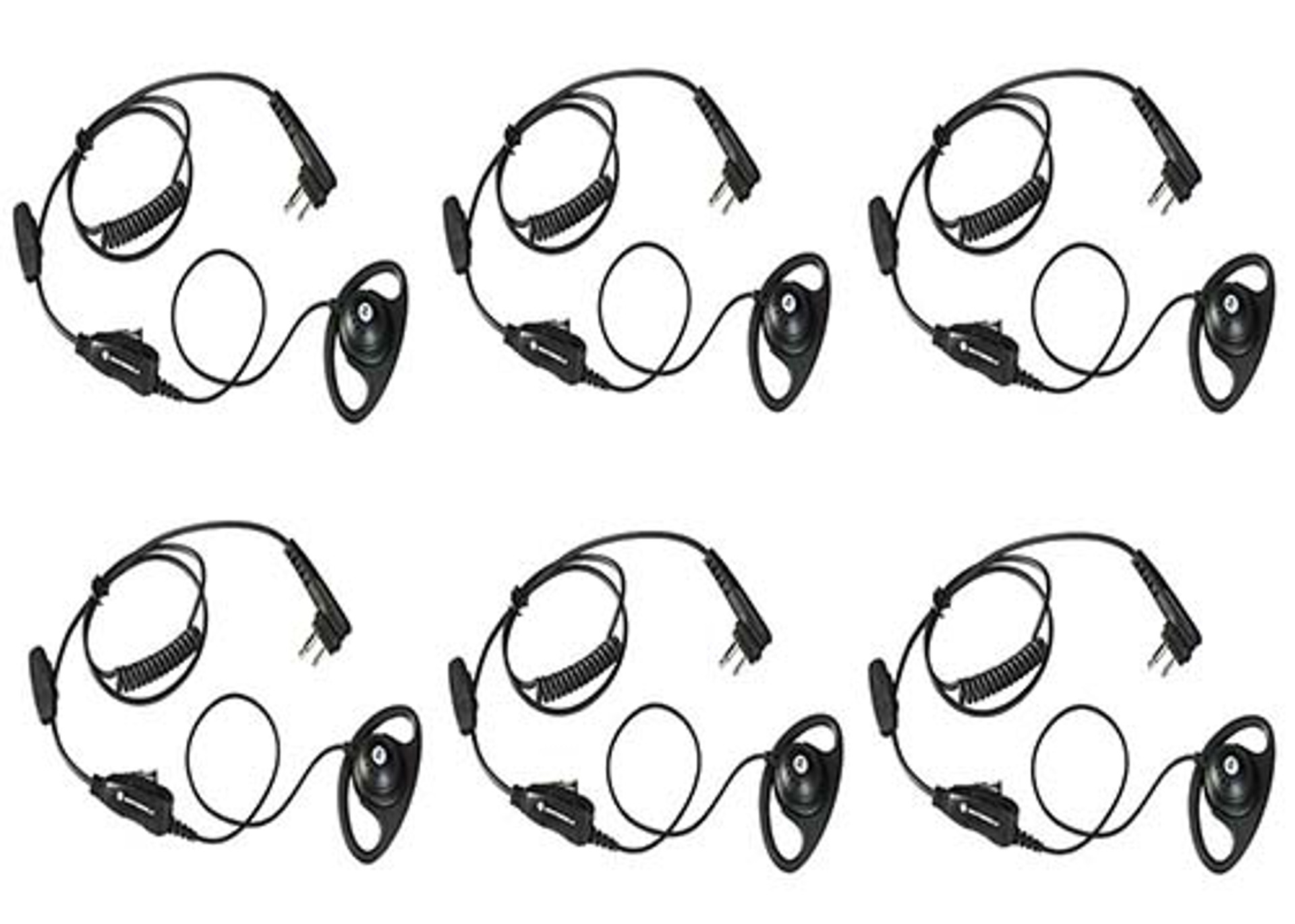 Motorola HKLN4599 Earpiece with Mic | Motorola HKLN4599 6 Pack
