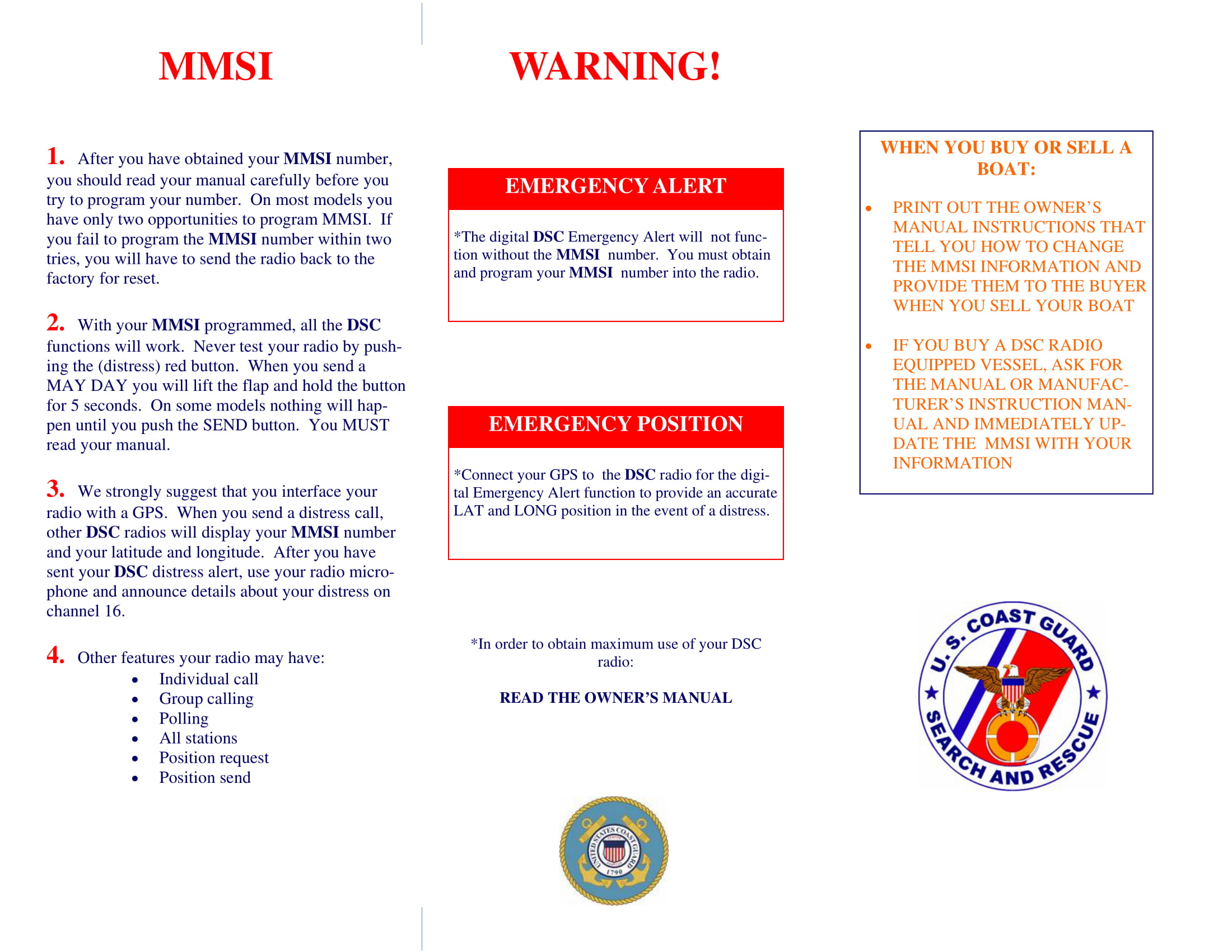 Coast Station Mmsi Number