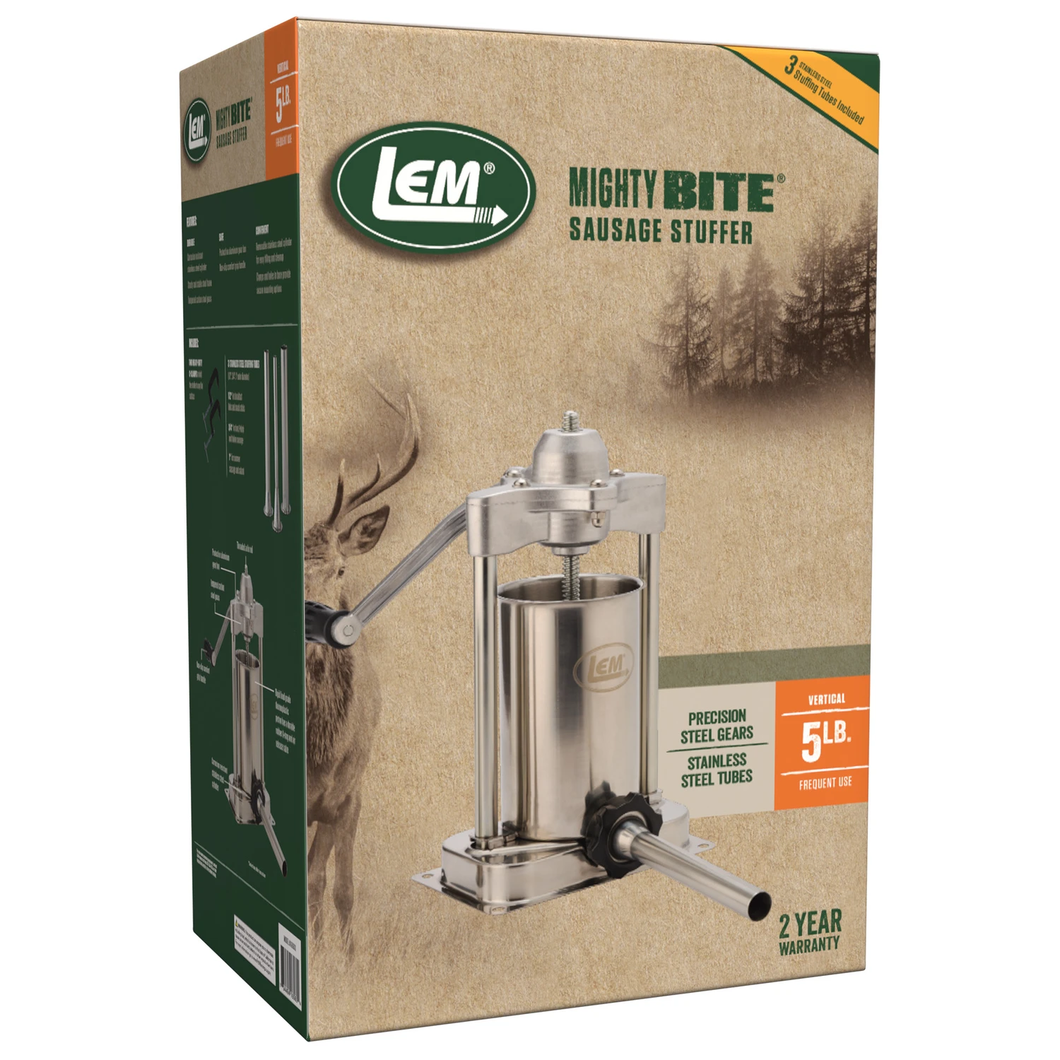 MightyBite® 5 lb. Vertical Sausage Stuffer