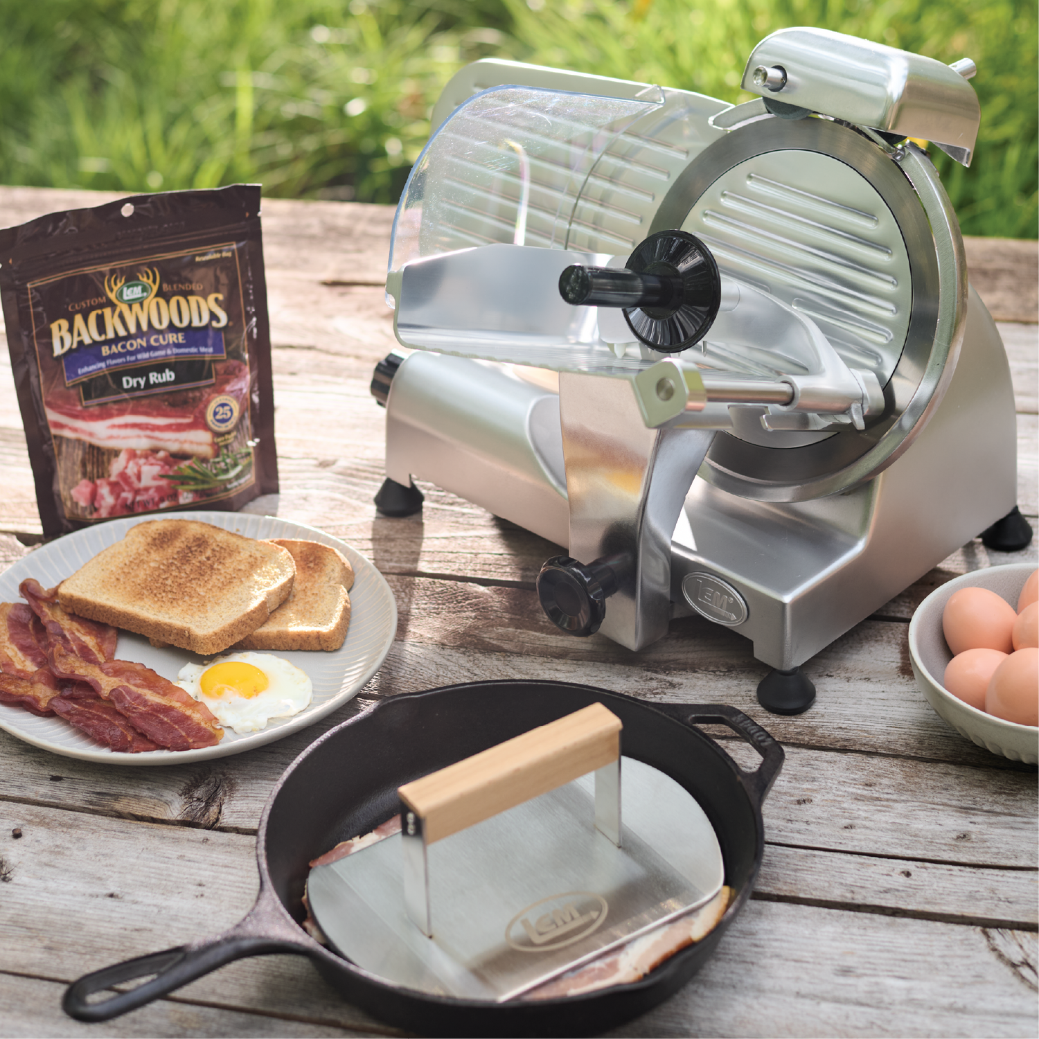 Stainless Steel Bacon Press
