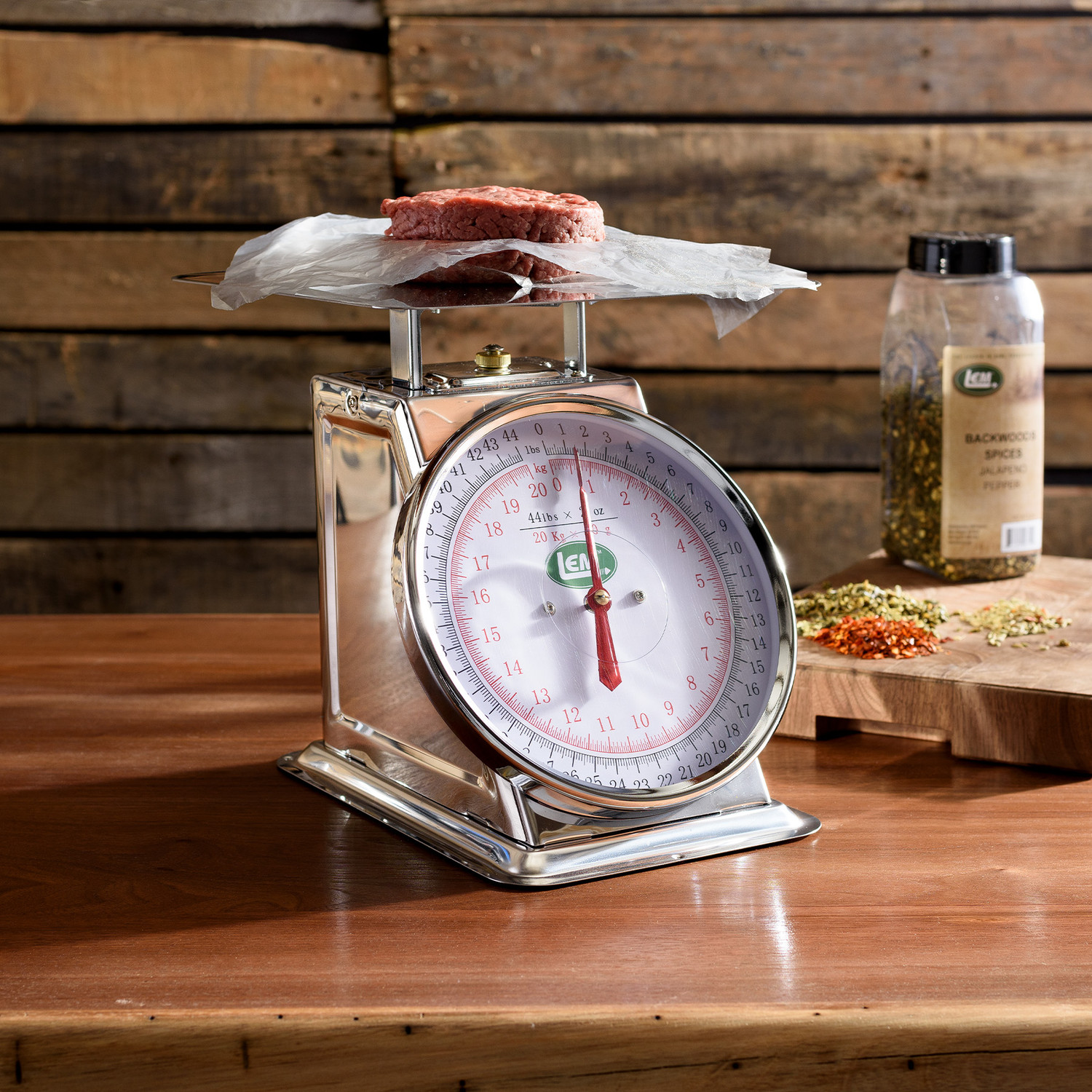 44 Lb. Stainless Steel Scale